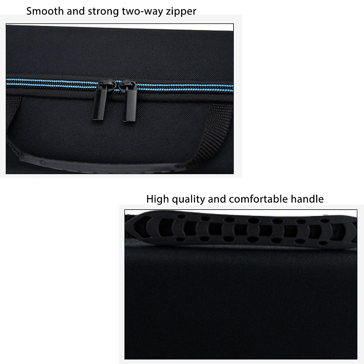 Case for Samsung The Freestyle Projector & Battery Base All Accessories Storage, Compatible with 30” - 100” The Freestyle 2nd Gen EVA Hard Bag Anti-Scratch Anti-Collision (Black)