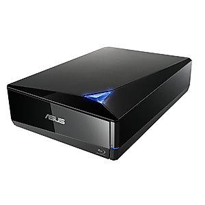 ASUS Powerful Blu-ray Drive with 16x Writing Speed and USB 3.0 for Both Mac/PC Optical Drive BW-16D1X-U