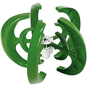 CHRISK 1000W Green Lantern Wind Turbine High Efficiency and Low Noise 5 Blade Wind Turbine with Controller,12v