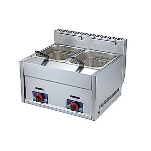 Commercial Deep Fryer, Deep Fryer Pot with Basket, for Restaurants, Supermarkets, Fast Food Restaurants, Snack Bars