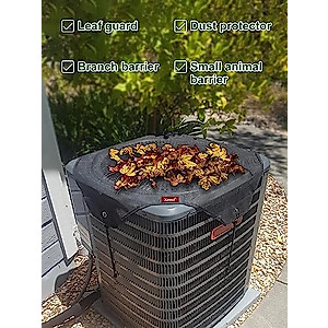 Xeeol 36x36 Central Air conditioner Covers for Outside, Larger Mesh AC Unit Covers Outdoor - Top Universal Defender