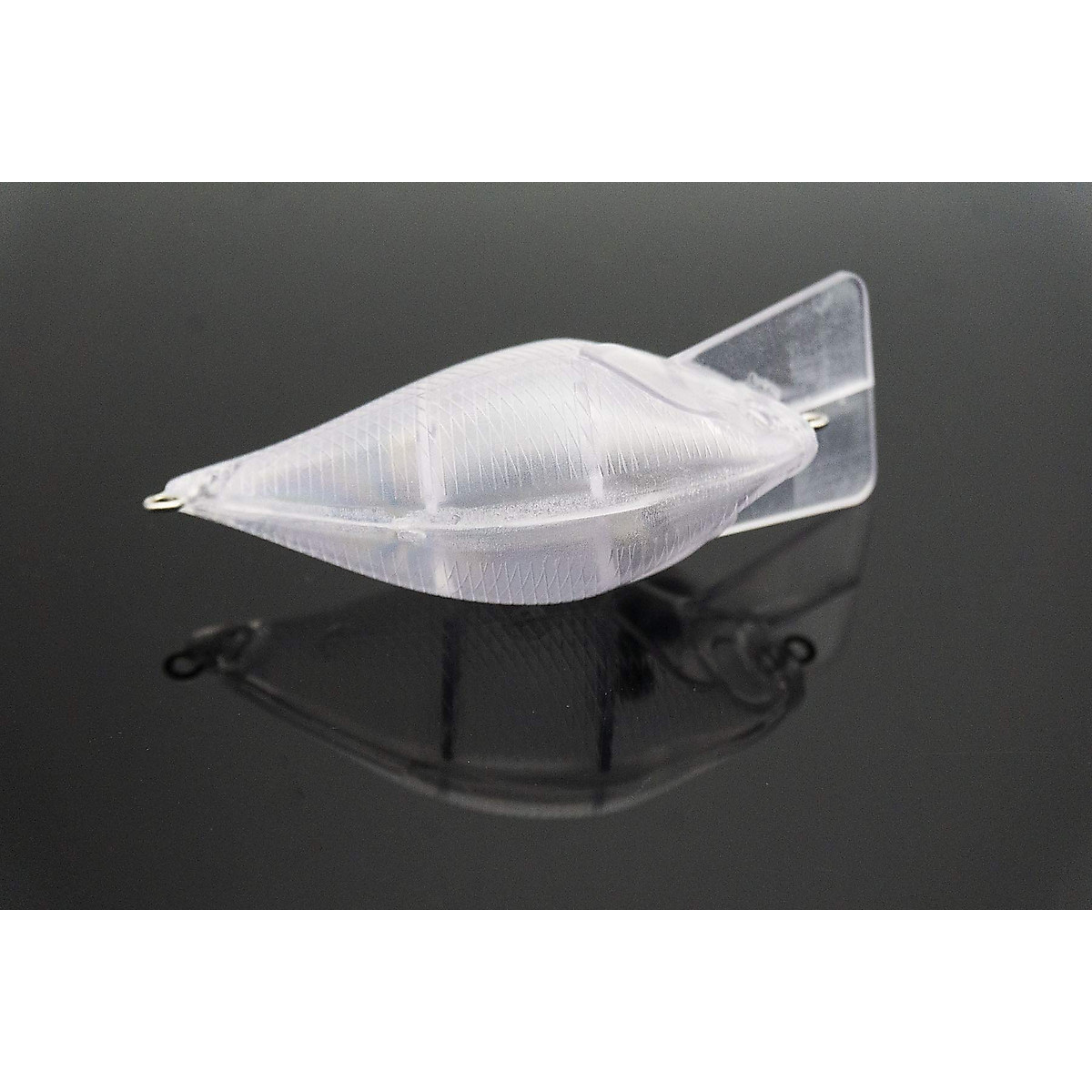 10PCS Unpainted Lure Blanks with 7mm Free Fishing Eyes 13.73g 7.6cm Crankbait Simulation Blank Body Clear Hard Baits Trout Salmon Swimming Sea Bait Topwater Freshwater Plastic Minnow Lure 364 7mm