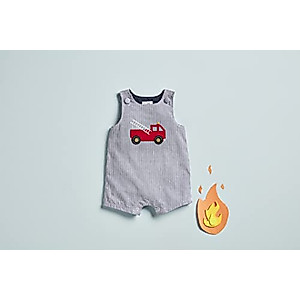 Mud Pie baby boys Mud Pie Firetruck Jon Jon, Firetruck, 3-6M US
