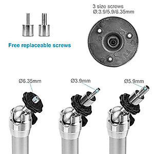 MvToe Mini Projector Mount Ceiling Wall Bracket Holder Compatible with DBPOWER, TMY, DRJ, CiBest, QKK, PVO, VANKYO, FANGOR, Anker and Most Other Mini Projector(175mm, Silver)