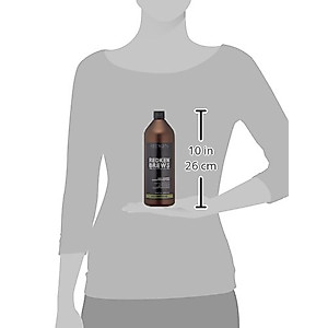 Redken Brews Daily Shampoo For Men, Lightweight Cleanser For All Hair Types, 33.8 Ounce