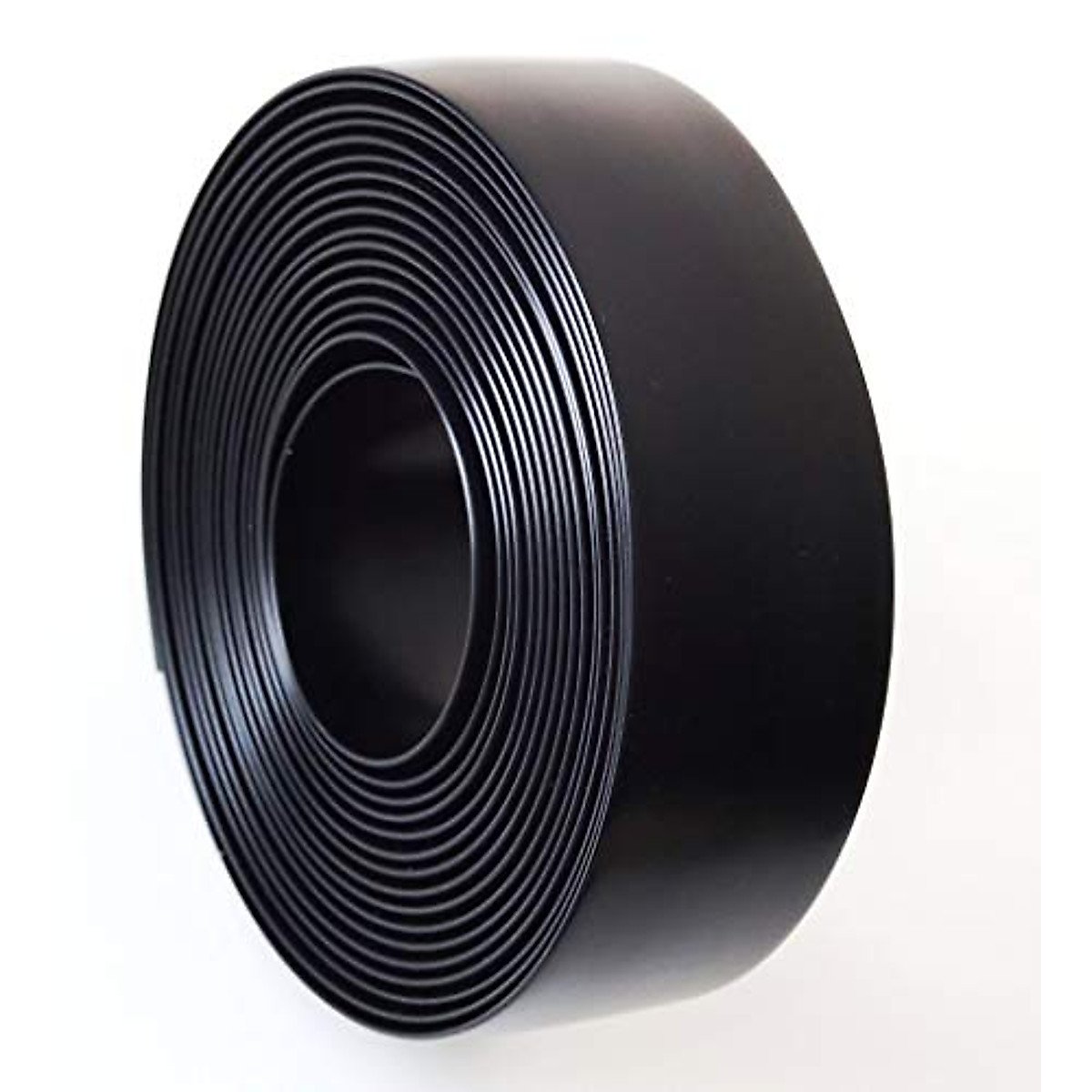 LEMBERG 2" Wide 100' Length Chair Vinyl Strap Strapping for Patio Lawn Garden Outdoor Furniture Matte Finish Color (Black)