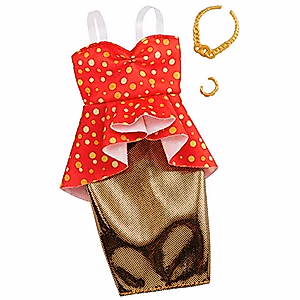 Barbie Clothes: 1 Outfit and 2 Accessories Dolls, 8, GHW81