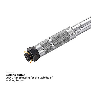Amazon Basics 1/4-Inch Drive Click Torque Wrench - 35-200 in.-lb, 3.95-22.5 Nm