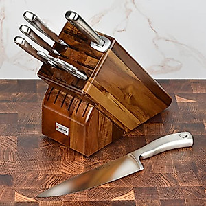 Wusthof Culinar 7 Piece Knife Set with Acacia Block