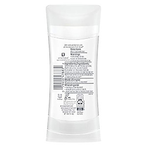 Dove Antiperspirant Deodorant Stick 48 Hour Protection And Soft And Comfortable Underarms Rose Petals Deodorant for Women oz 4 Count, 2.6 Ounce