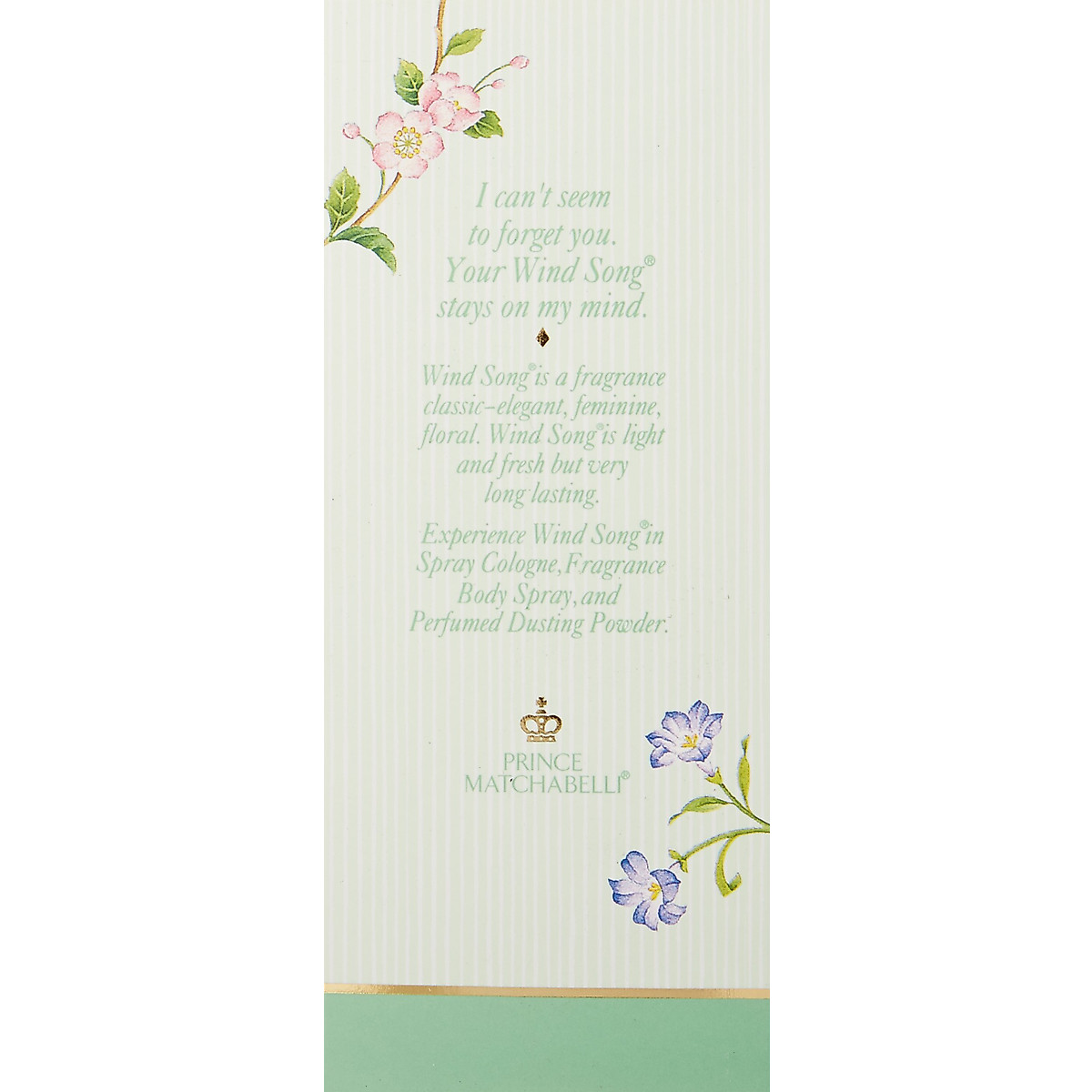 Wind Song By Prince Matchabelli For Women. Cologne Spray Natural 2.6 Ounces