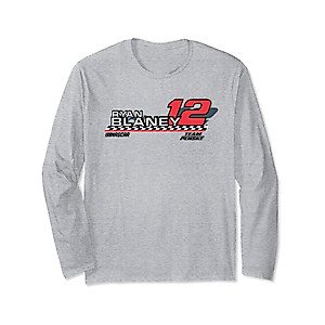 NASCAR - Ryan Blaney - Drop Shadow Long Sleeve T-Shirt