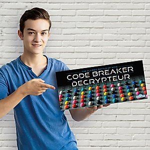 Outset Media Code Breaker - The Classic Battle of Wits, Logic & Deduction Head-to-Head, Strategy Code Creating & Cracking Peg Game, Outset Media, Ages 8+, 2 Players
