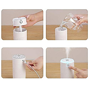 LEIGONG Desktop Portable Mini Air Purifier, Remove 99.97% Smoke Dust,Secondhand Smoke, Multipurpose Air Cleaner for Home, Bedroom, Office Car(Pink)