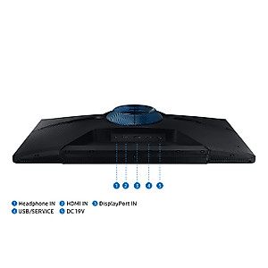 SAMSUNG 32" Odyssey G55A QHD 165Hz 1ms FreeSync Curved Gaming Monitor with HDR 10, Futuristic Design for Any Desktop, LS32AG550ENXZA