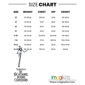 Disney Nightmare Before Christmas Jack Skellington Lock Shock and Barrel Zero Sally Big Girls T-Shirt Gray 14-16