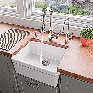 ALFI brand AB507 Kitchen Sink, White
