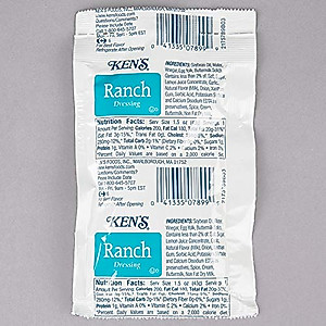 Ken's 1.5 Ounce Ranch Dressing Packets, Case of 60