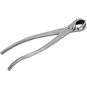 Fdit 210mm Stainless Steel Knob Cutter Bonsai Cutter Concave Cutter Gardening Tool Plant Bosai Branch Cutter