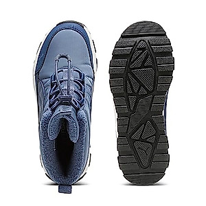 PUMA Evolve Boot Alternative Closure Snow Shoe, Inky Blue-Persian Blue White, 1 US Unisex Little Kid