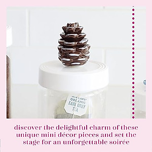 Nora Fleming Pretty Pinecone - Hand-Painted Ceramic Autumn Decor - Fall Minis for The Home and Office