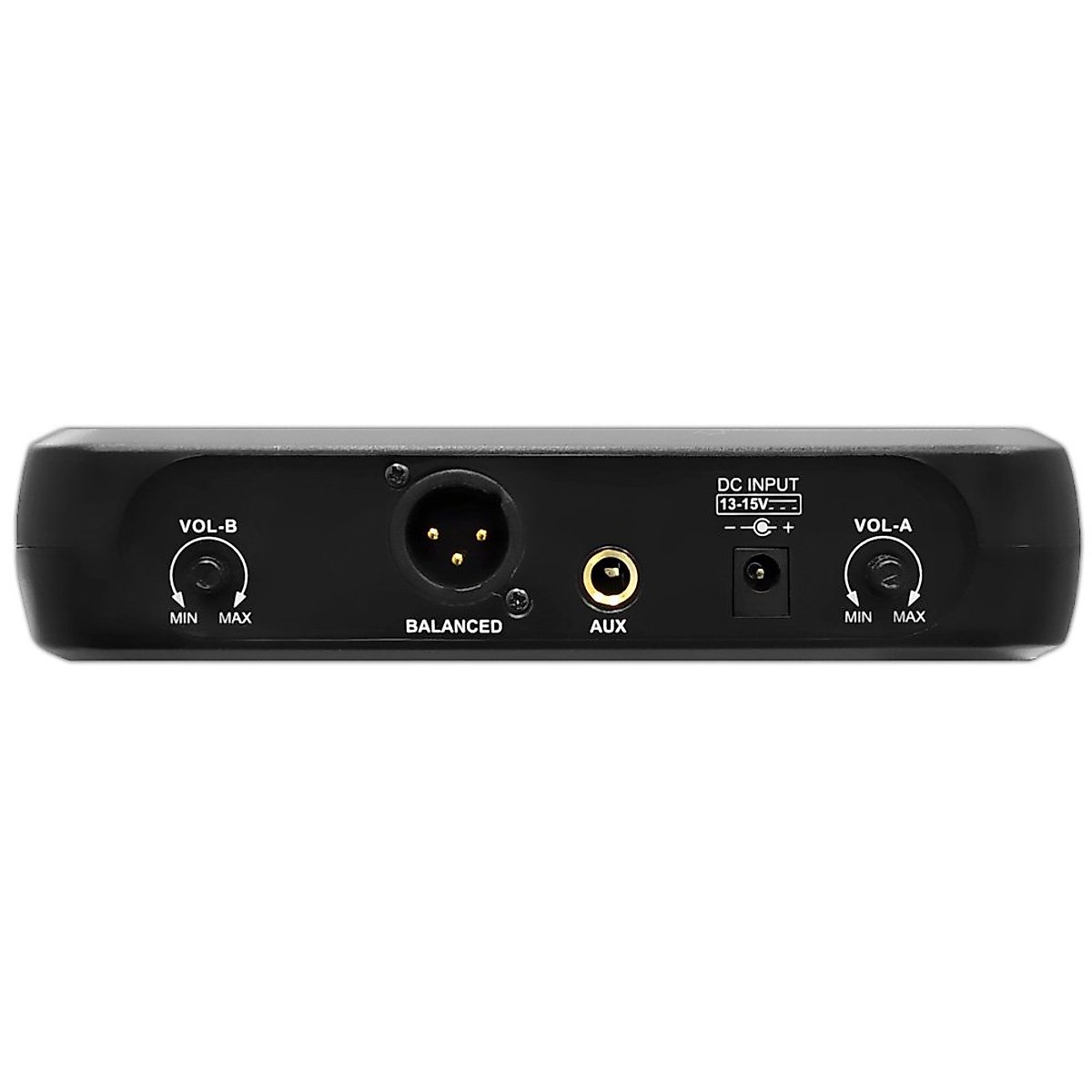 Pyle Professional Wireless Handheld Microphone System - Dual UHF Band, Wireless, Handheld, 2 MICS w/ 8 Selectable Frequency Channels, Independent Volume Controls, AF & RF Signal Indicators