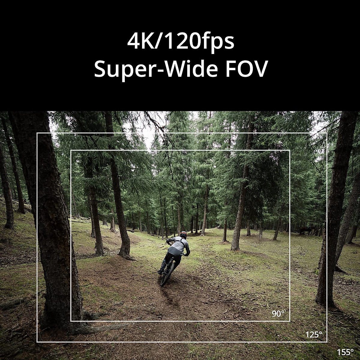 DJI Osmo Action 3 Creator Combo, Action Camera 4K + 155° Super-Wide FOV, 10-Bit Color Depth, Stabilization, Cold Resistant, 2 Batteries and 32GB microSD Card, Mini Action Camera for Vlog