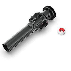 Bathroom Sink Drain with Overflow, PureHome Pop Up Sink Drain for Bathroom Vessel Sink- Polished Chrome