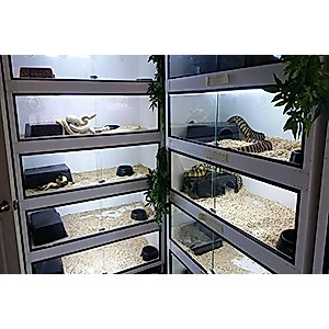 SDZGQPET Amypet Different Size Reptile Use Hide Cave for Snakes,Reptiles, Ball Pythons Durable Material Easy to Clean 10.2 x7.48 x 2.75inch (L)
