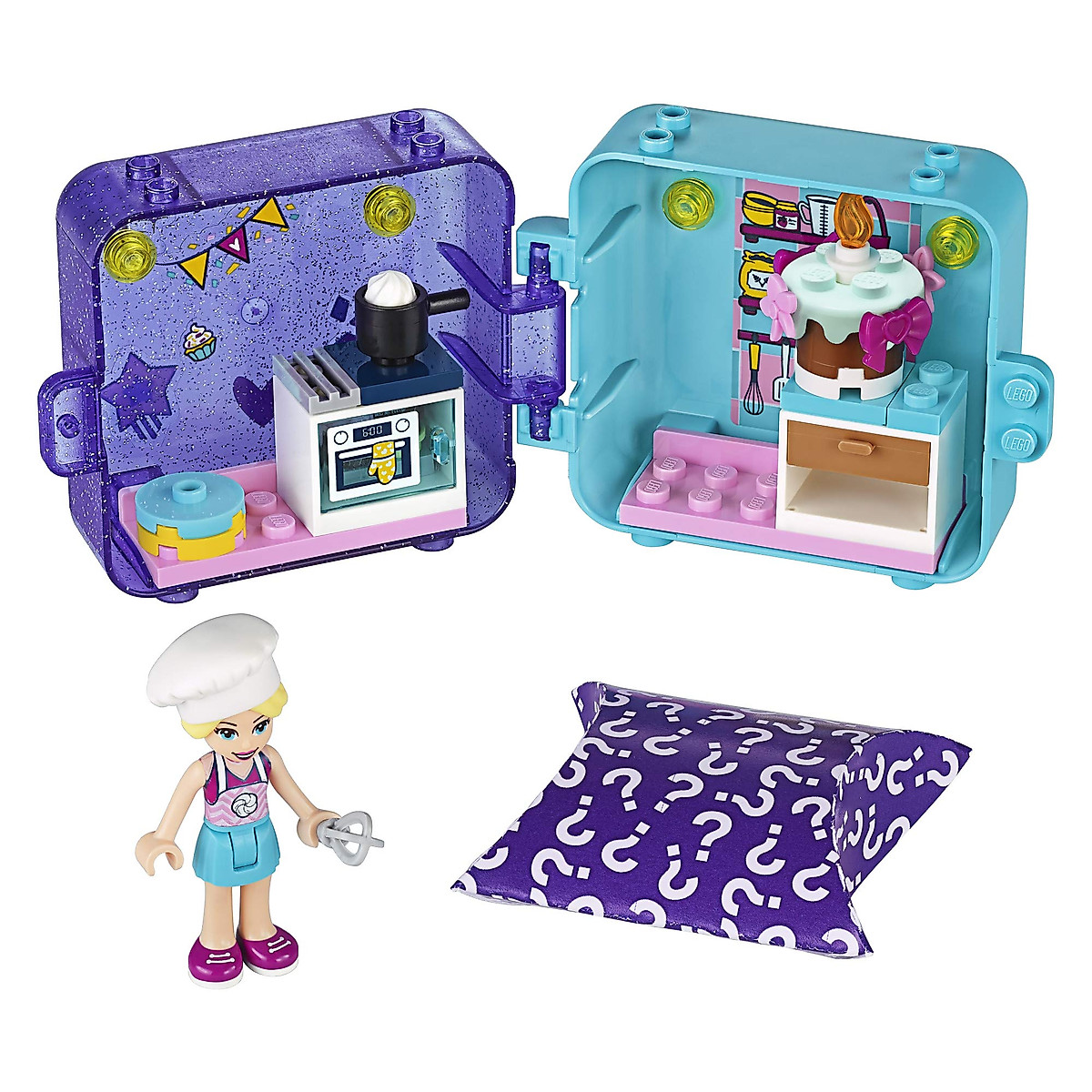 LEGO Friends Stephanie’s Play Cube 41401 Building Kit, with 1 Collectible Mini-Doll Toy Chef; Great for Creative Play, New 2020 (44 Pieces)