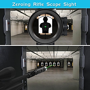 Lyska Rifle Pistol Laser Bore Sighter for .17 to 12GA Caliber All Gun, Universal Lasel Barrel Scope Aim Bore Sighting with 2 Sets of The Batteries