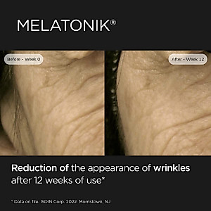 ISDIN Melatonik, Overnight Recovery Anti-Aging Benefits Night Serum, 3-in-1 Repairs, Restores and Brightens with Melatonin, Bakuchiol, Vitamin C…