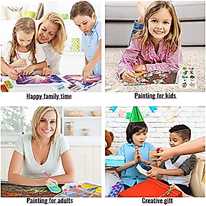 Mirztry 6 Pack Princess Diamond Painting Kits for Adults Kids Beginners, 5D Princess Diamond Art Kits for Adults Girls, Princess Paint by Diamonds Gem Painting Kits for Decor Gift (12x16 inch)