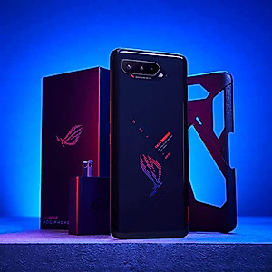 Asus ROG Phone 5s - 6.78” FHD+ 2448x1080 HDR 144Hz- 6000mAh Battery - 64MP/13MP/5MP Triple Camera with 24MP Front Camera – 16GB RAM -512GB Storage -5G LTE Unlocked Dual SIM Cell Phone - Phantom Black