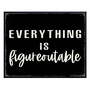 Inspirational Wall Art & Decor - Motivational Entrepreneur Positive Quotes Poster Prints 8x10 - Success Sayings - Encouragement Gifts for Men, Women - Home Office - Classroom Decor - Encouraging Motto