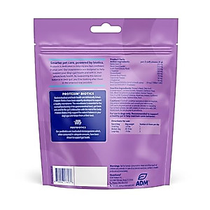 Protexin Daily Care Gut+ Calming, 60 postbiotic Dog Supplement Chews – Trout and Kale Flavored