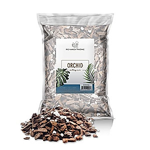 Orchid Potting Mix, Hand Blended All Natural Potting Soil Media for Orchid Plants, Fast Draining Healthy Media for Planting or Orchid Repotting- 8qts