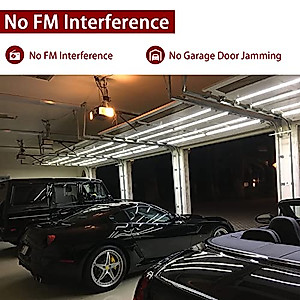 (10 Pack) 8FT LED Shop Light, 100W 13000LM 6000K, Super Bright White, T8 LED Tube Light, No RF & FM Interference Linkable Shop Light, 8 Foot LED Shop Lights for Garage, Shop, Hardwired Installation