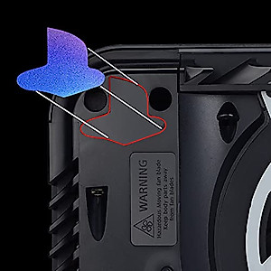 PlayVital Custom Vinyl Decal Skins for ps5 Console, Logo Underlay Sticker for ps5 Console Disc Version & Digital Version - 8 Chrome Shiny Colors & 4 Gradient Styles