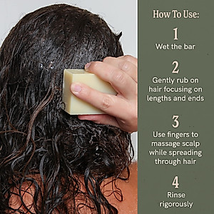 J·R·LIGGETT'S Hair Conditioner Bar - Natural Dry Bar For Natural Curly Hair - Plant Based Ingredients-Zero Waste, Sulfate & Cruelty-Free - Conditioner - 1.75 Ounces