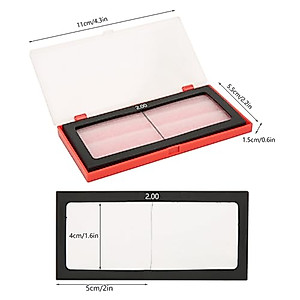 Welding Magnifying Lens Eye-Protecting Welder Accessories 1.0/1.5/2.0/2.5/3.0 Diopter Cheater Lens for Welding Helmet(2.0)