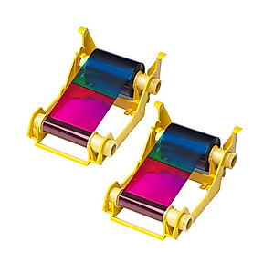 Zebra 2pack-800033-340 True Colours iSeries High-Capacity YMCKO Color Ribbon for ZXP Series 3 Card Printers. Replaces Zebra 800033-340. 560 Total Prints.