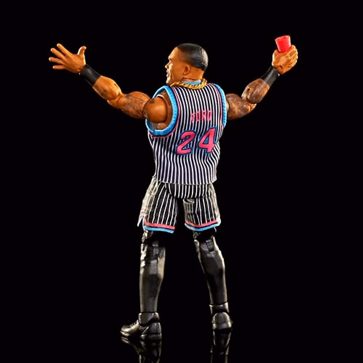Mattel WWE Montez Ford Elite Collection Action Figure with Accessories, Articulation & Life-like Detail, Collectible Toy, 6-inch