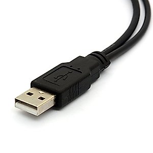 Micro USB Cable Y Splitter USB 2.0 A to Dual Micro B Power Enhancer Hub Adapter 1 Male to 2 Male Android Extension Code Syncing and Charging Two Devices Simultaneously