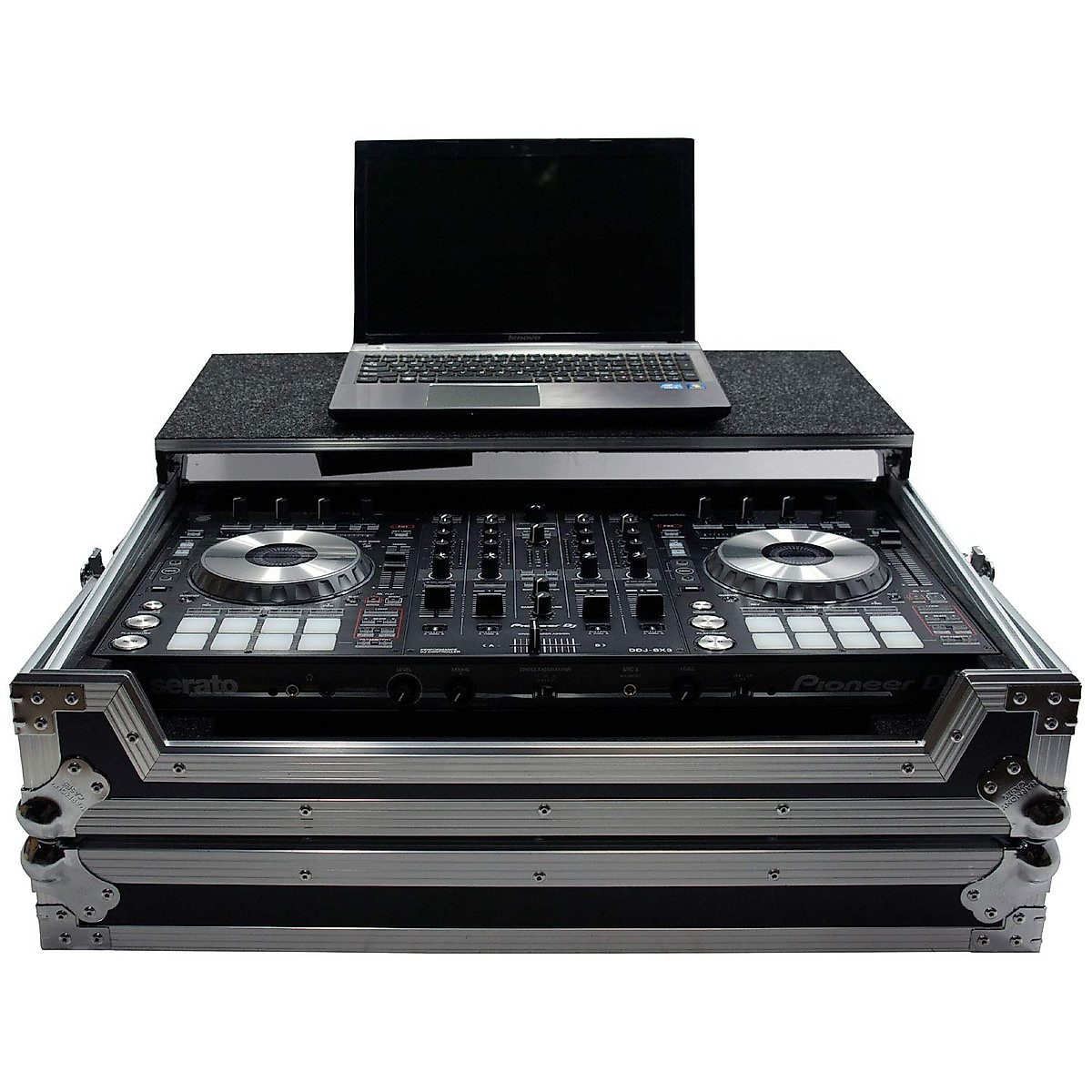 Harmony Audio HCDDJSXLT Flight Glide Laptop Stand Tray DJ Custom Case Compatible with Pioneer DDJ-SX2