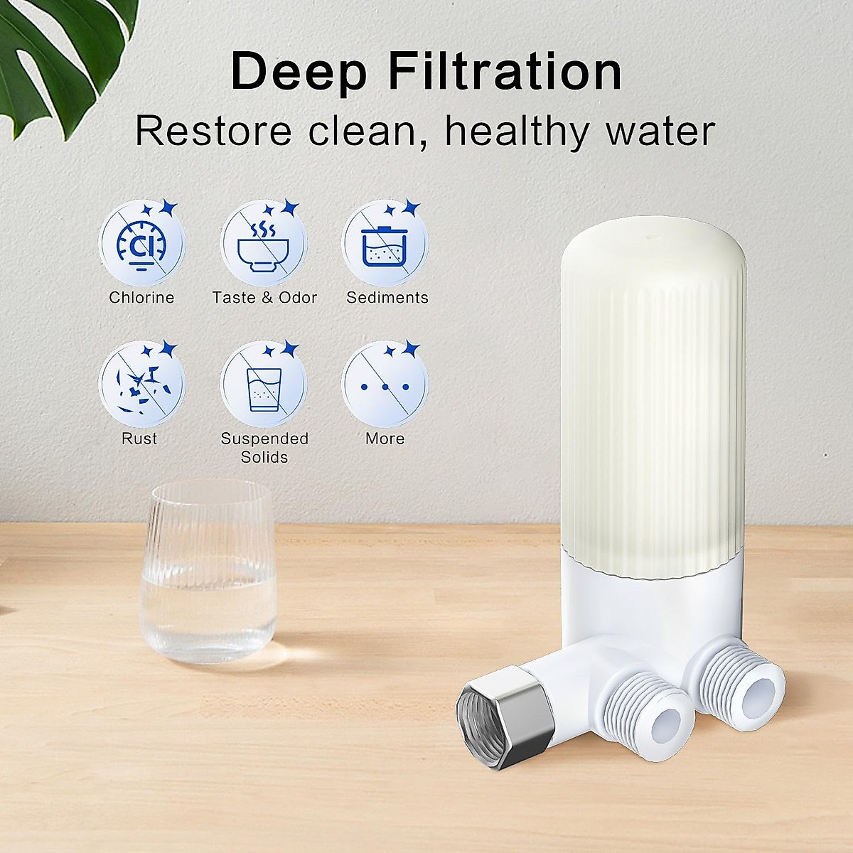 G1/2 Inch Replacement Toilet Filter for Smart Toilet and Electric Bidet Toilet Seats, Water Heater Intelligence Toilet Filter Replacement for 1/2 Inch Pipes - 1 PACK