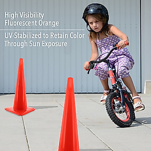 Honeywell Safety Products 28' High Visibility Orange Safety/Traffic Cone Orange