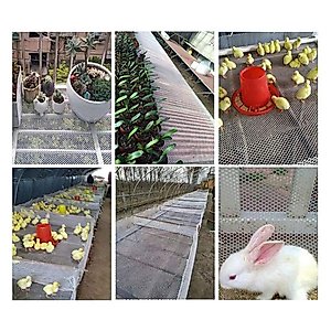 MAGFYLY Chicken Wire Mesh Child Safety net, Staircase Balcony Anti-Fall net, Plastic Fence net, breeding net, Lawn Protection net, White, 1x4m (Color : Mesh0.8mm, Size : 19m)