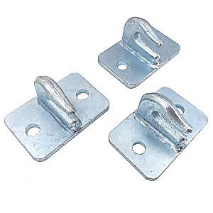 ENIXWILL 5/16in 3PC Tractor Bucket Grab Hook Mount Bolt-On Loader Chain Tow Hooks