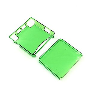 Clear Protective Cover Case Shell Housing For Gameboy Advance SP for GBA SP Game Console Crystal Cover Case (Clear Green)
